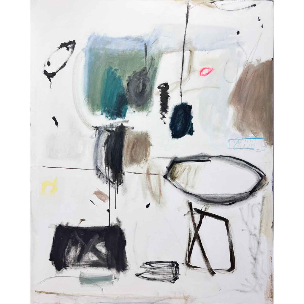 Dusty Blue 60" x 48" - Petroff Gallery