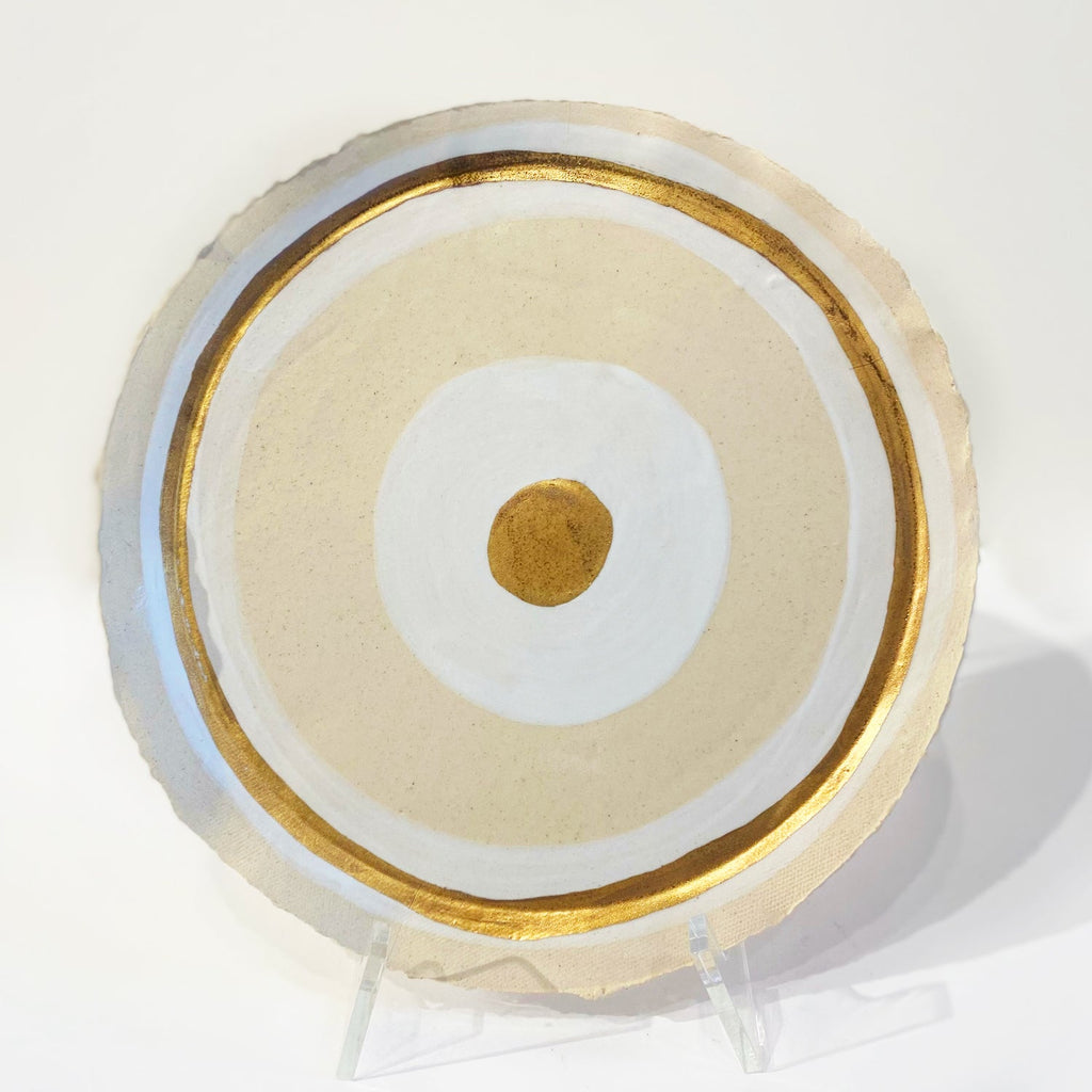 Matt Gold Small Plate – Petroff Gallery