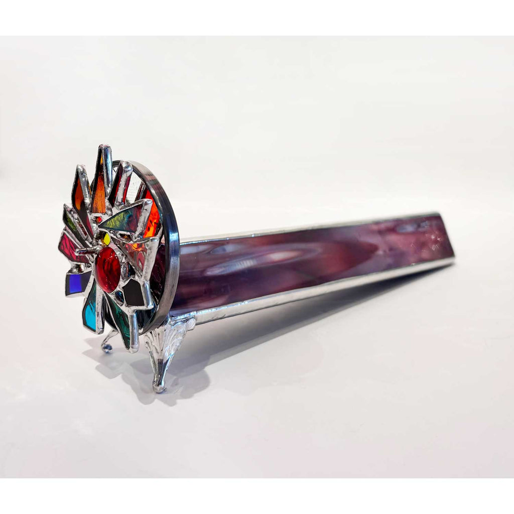 Large Wine Maple Leaf Kscope - Petroff Gallery