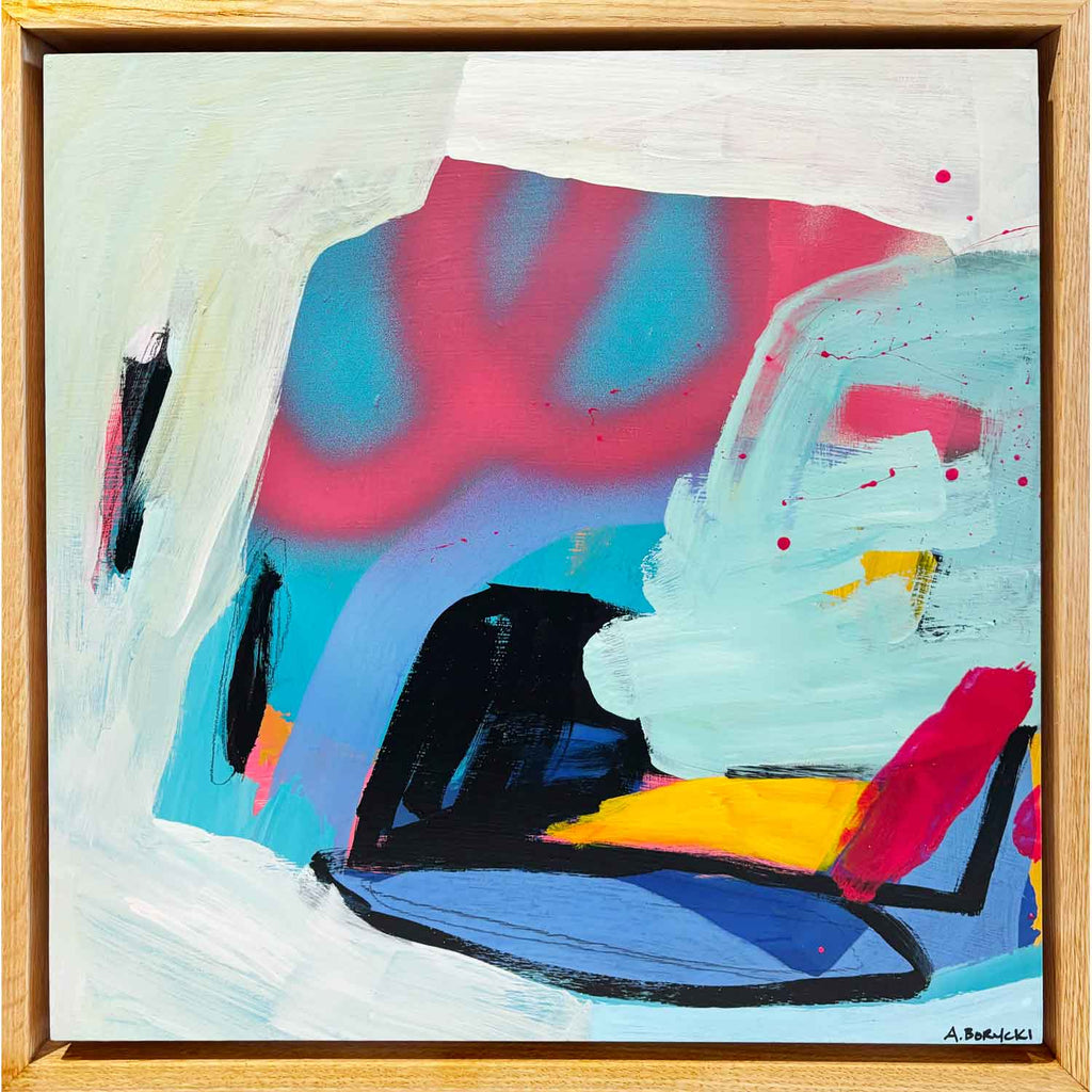 Running To The Water 12" x 12" - Petroff Gallery