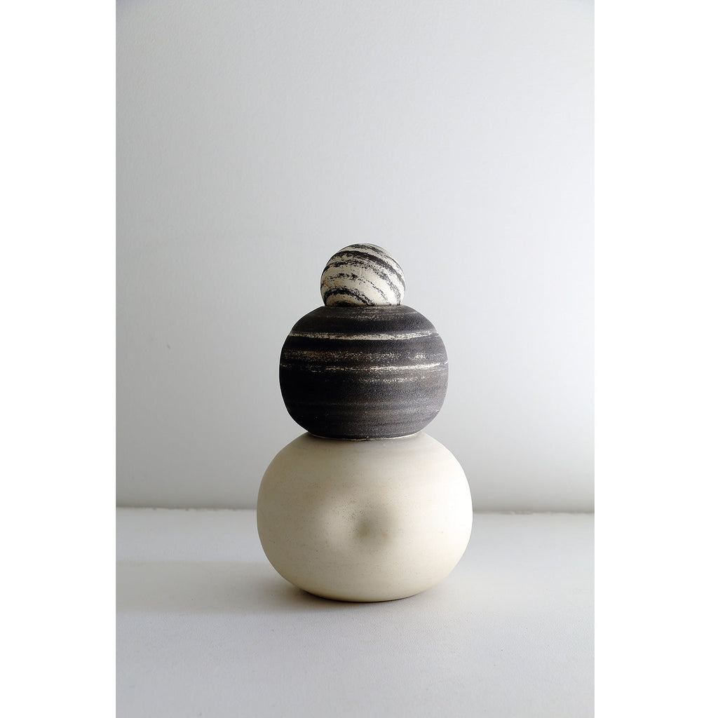 Triple Round Stack White – Petroff Gallery