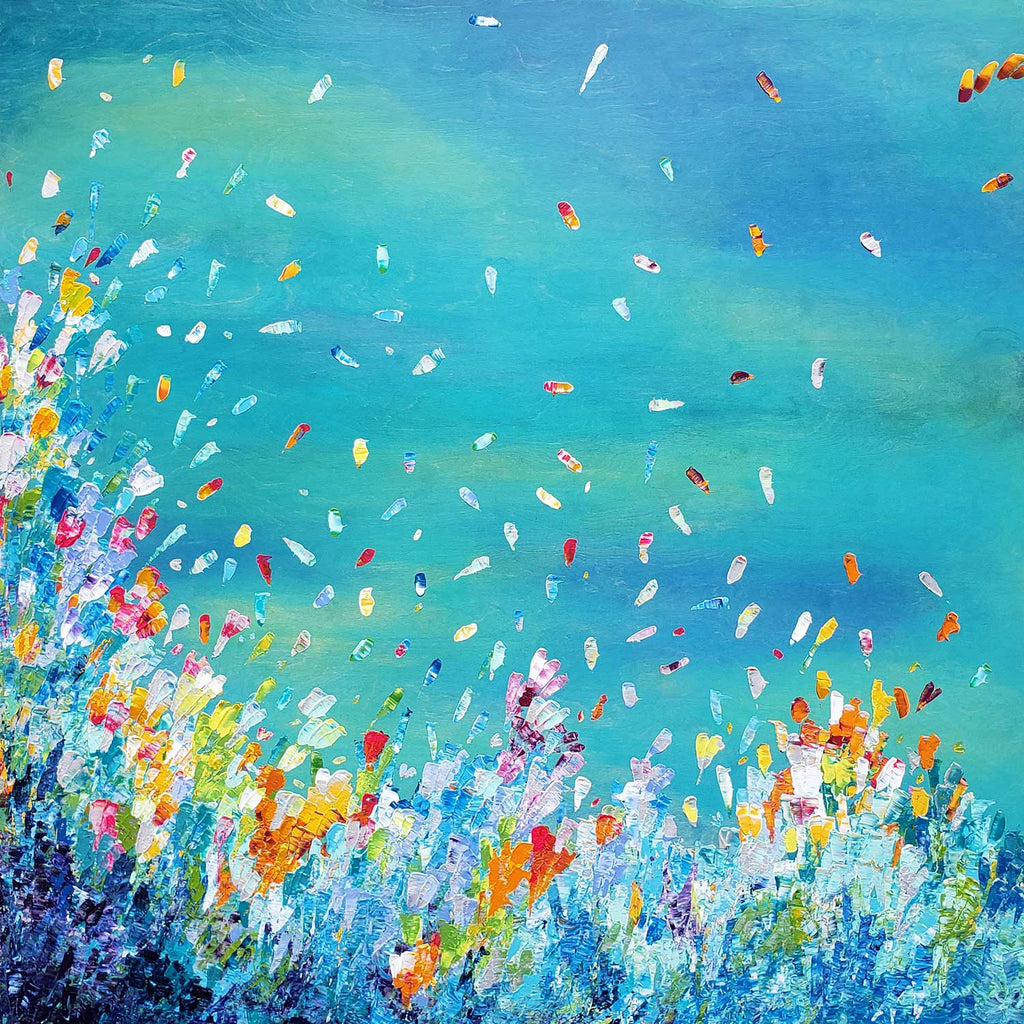 Colours of Exuberance 48" x 48" - Petroff Gallery