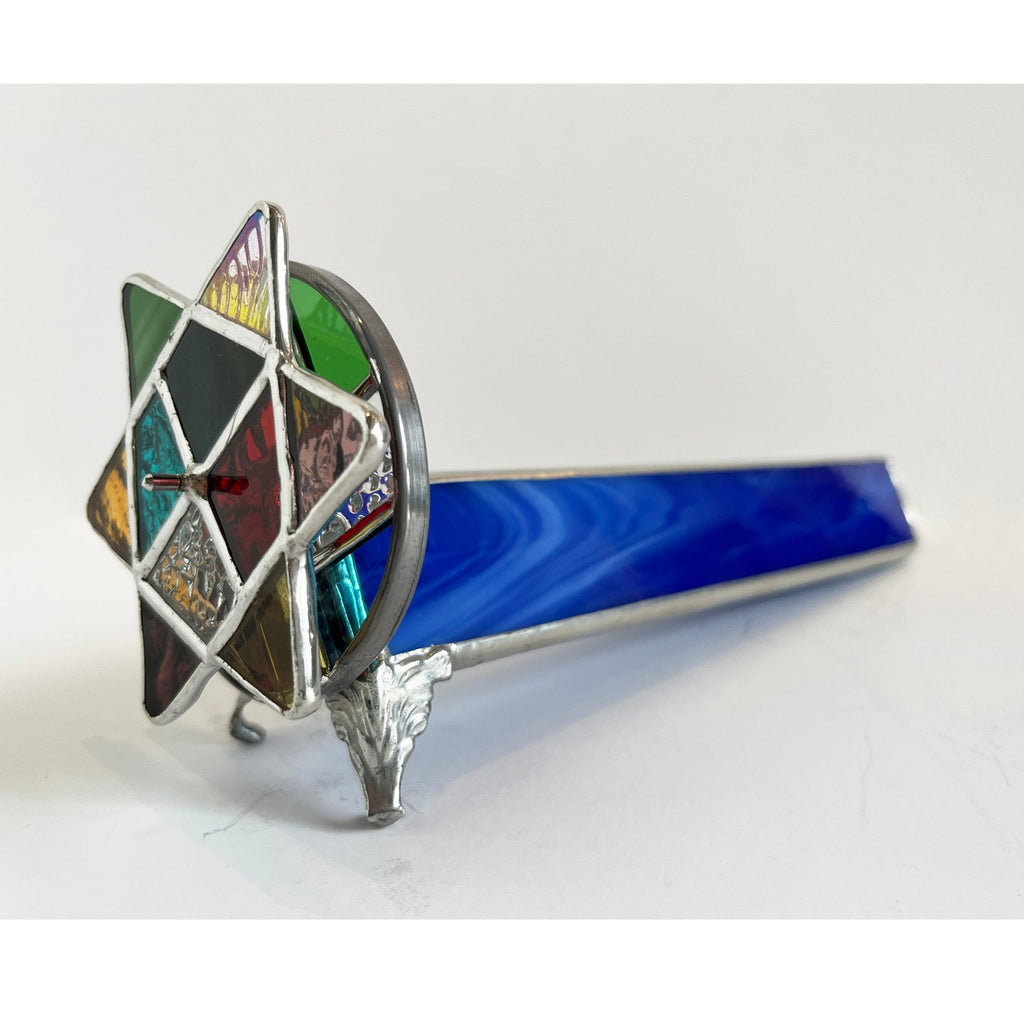 Large Star of David Blue Kscope - Petroff Gallery