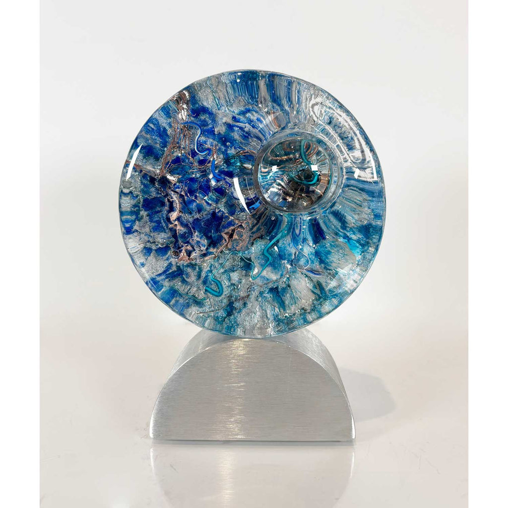 Mini Mandala with Lens Blue - Petroff Gallery